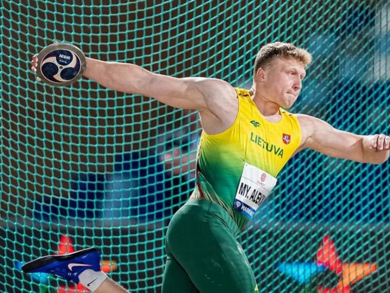 Mykolas Alekna Shatters Discus World Record with Sensational 75.56m Throw in Ramona | Watch ...